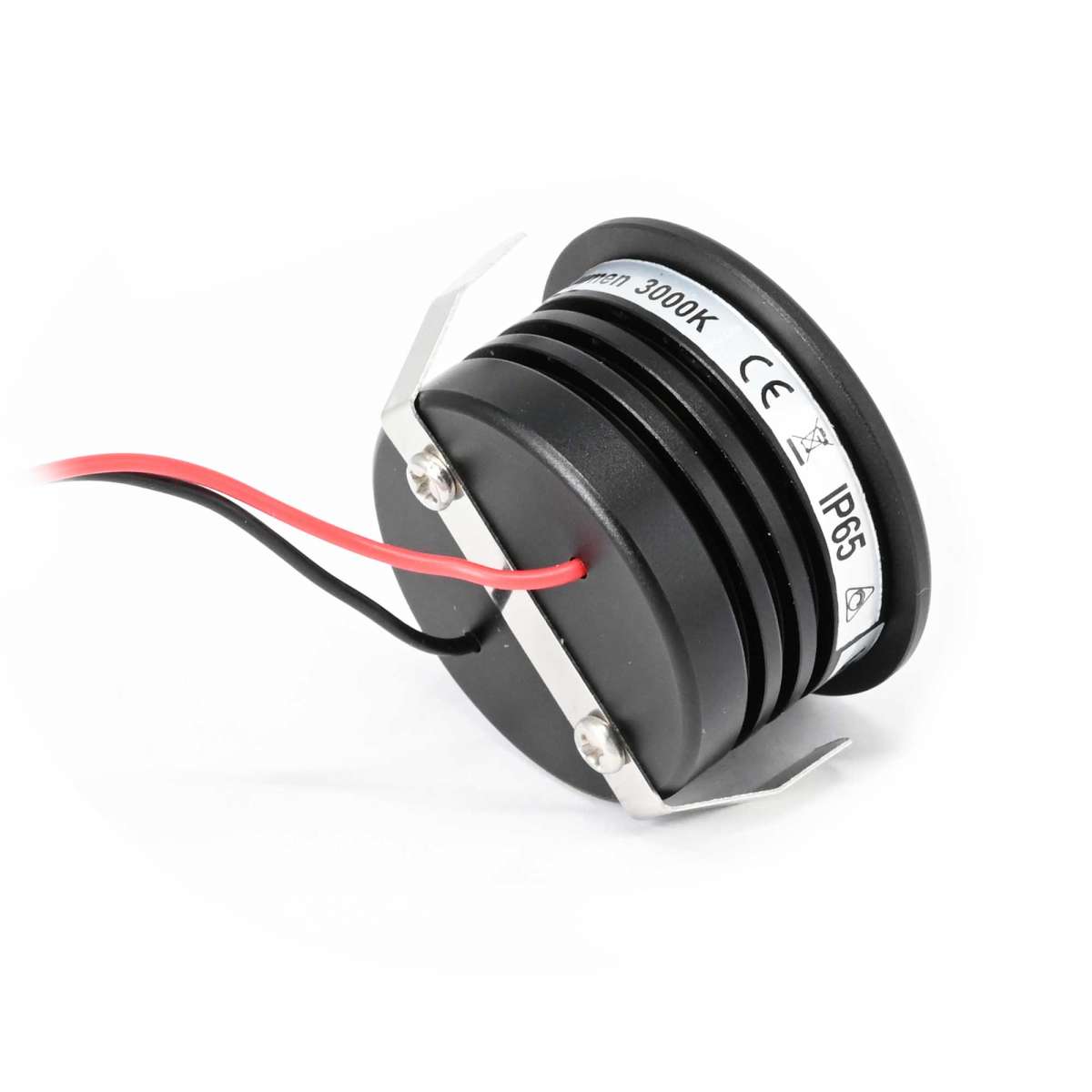 3W Min LED Einbauspot "Fortis" schwarz 12VDC IP65 3000K | VBLED