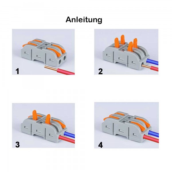 30Pcs Premium Verbindungsklemme Eins-zu-Eins (Freie Kombination) | VBLED